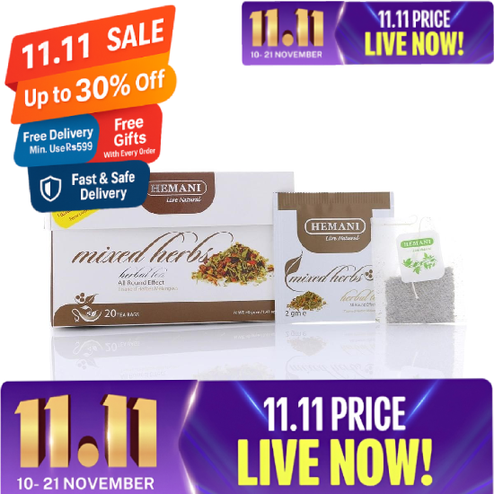 Hemani Live Natural - Herbal Tea - Mixed Herbs 20 T-Bags | Daraz.pk