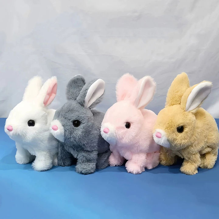Interactive Walking & Talking Bunny – Plush Rabbit Toy with Wiggle Ears ...