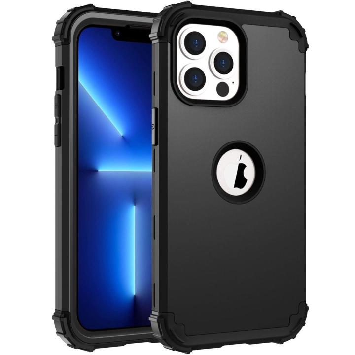 lthmy for Apple iPhone 13 Pro Max Case Full-Body Cover 3 in 1 Hybrid ...