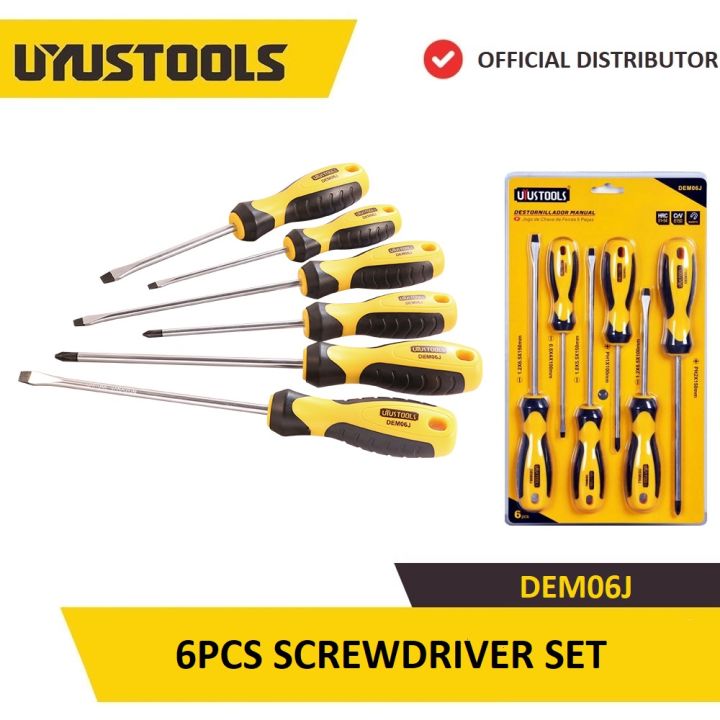 UYUSTOOLS DEM06J 6PCS SCREWDRIVER SET | Daraz.pk