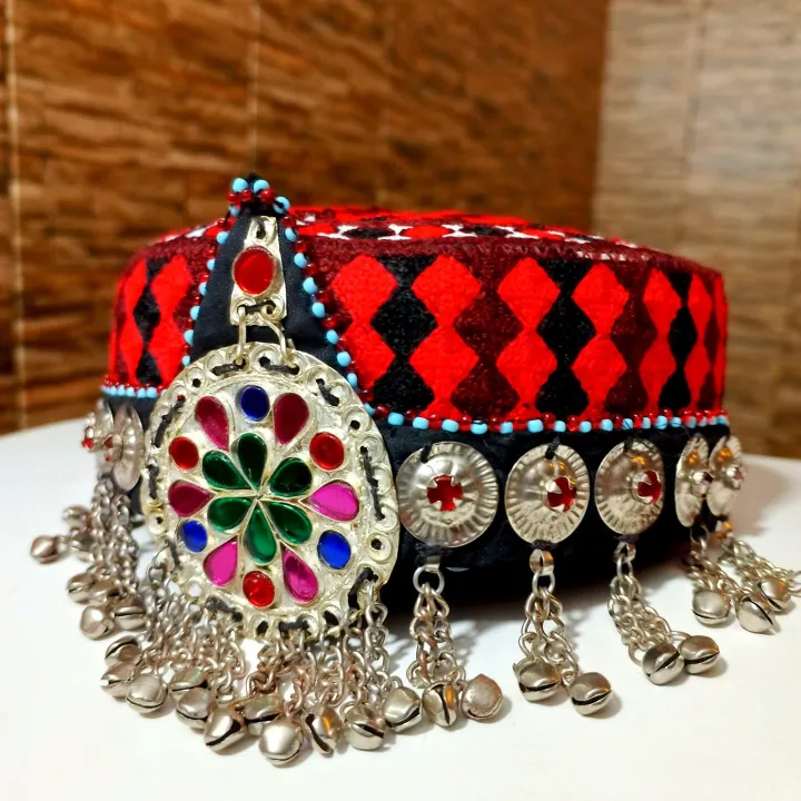 Halima Sultan Style Handmade Cap for Women & Girls with Elegant ...