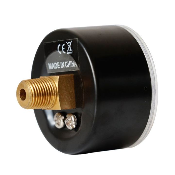 Y1UD Mini Dial Vacuum Pressure Gauge Meter Manometer 1/8 BSPT Back ...