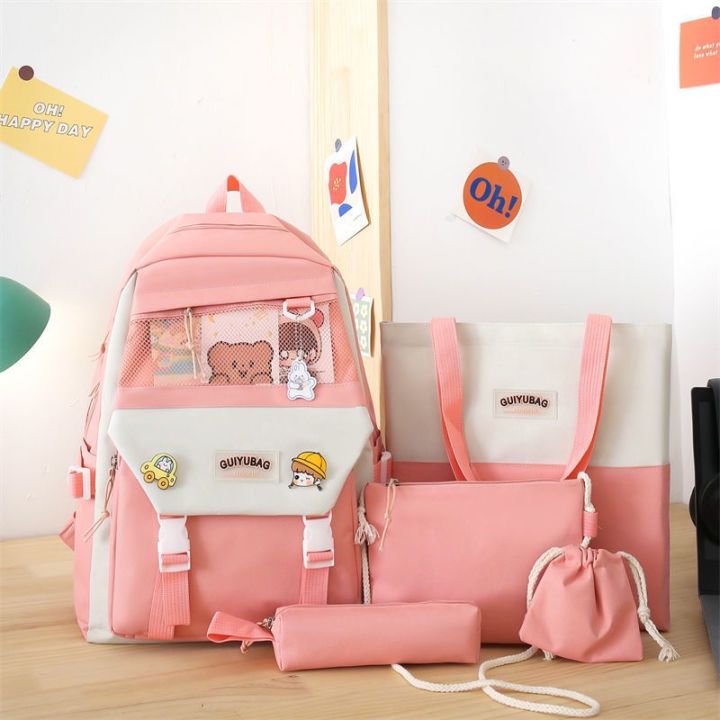 Women Backpack Waterproof Candy Colors Backpacks Fancy Cute School Bags ...