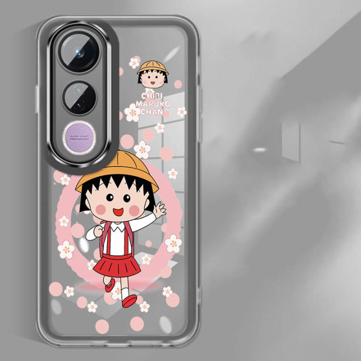 Vivo V50 Lite V 50 Lite Cute Chibi Maruko Soft Case Cartoon Cute ...