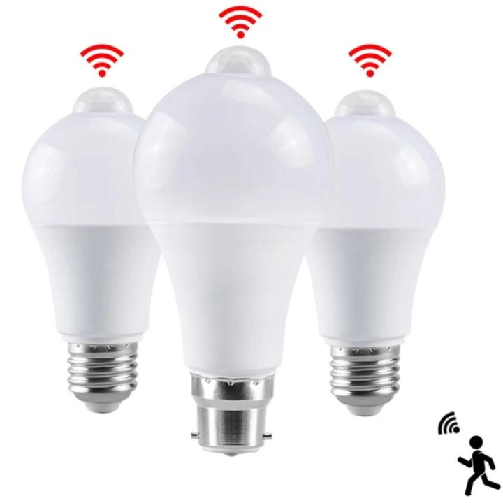 【VisioN Shop】E27 PIR Motion Sensor Lamp 12W LED Bulb with Motion Sensor ...