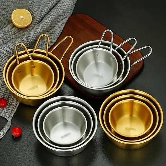 Luxury Gold Stainless Steel Soup Bowls – 11CM, 12CM, 13CM, 14CM, & 17CM ...