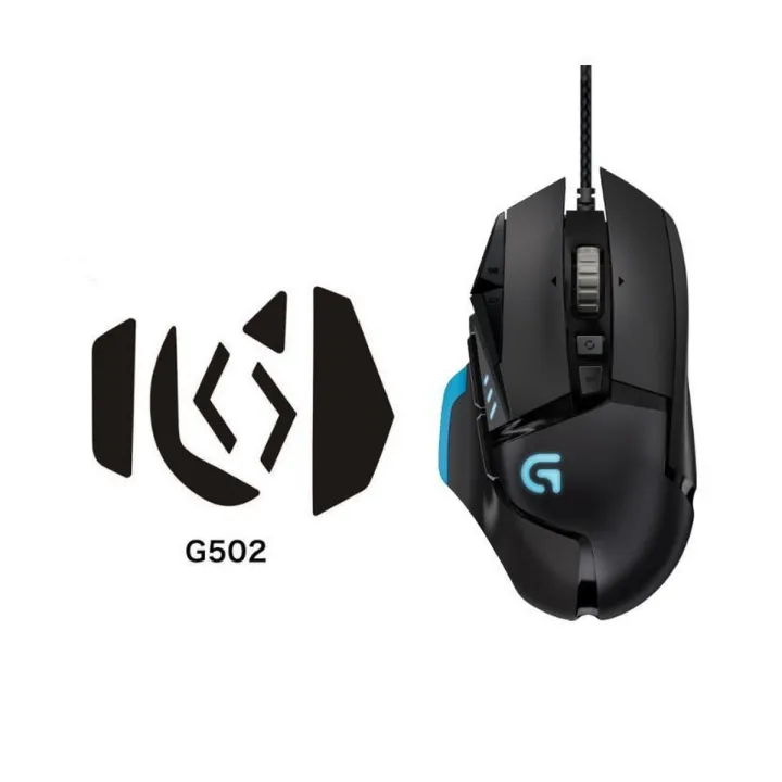 Logi.tech G502 Gaming Mouse Teflon 0.65mm Feet Skates (Mouse Not ...