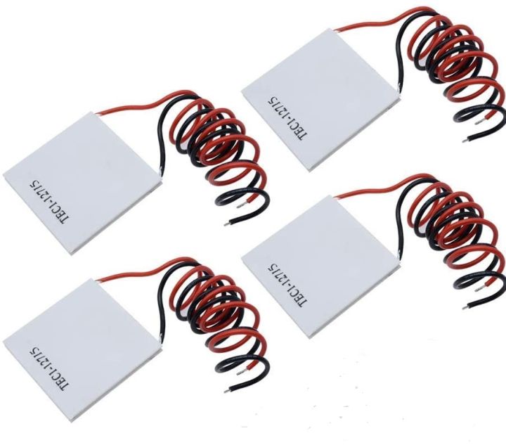 Pack of 4 Thermoelectric Cooler Peltier Module TEC1-12715 12V DC 15A ...