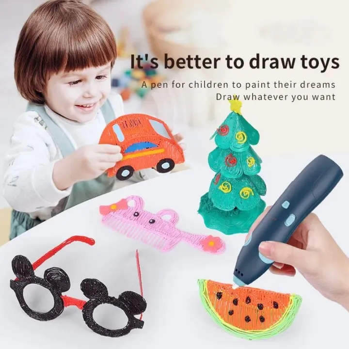 3D Pen for 3D Printing, PCL Drawing Pen, USB Chargeable 3D pen with ...