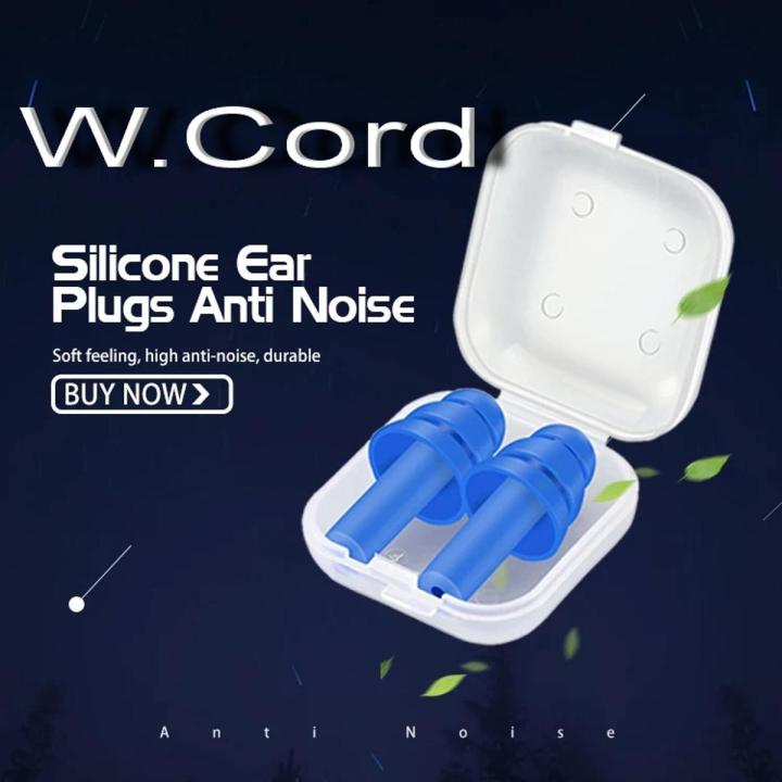 Silicone Ear Plugs Noise Reduction Ear Protection Earplug Anti Snoring ...