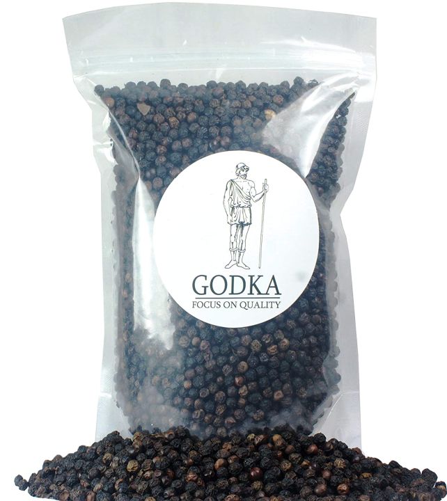 Godka Black Pepper Corn/Black Pepper/Kali Mirch 500g | Daraz.pk
