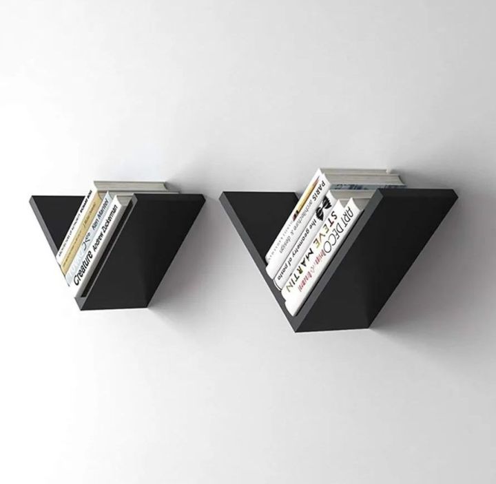 1 piece Multipurpose V shaped decoration wall shelves Incredible Hub ...
