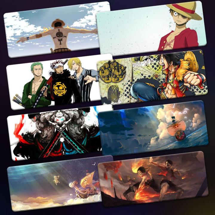 One Piece Anime Mouse Pad Oversized Boy Sauron Luffy Ace Computer ...