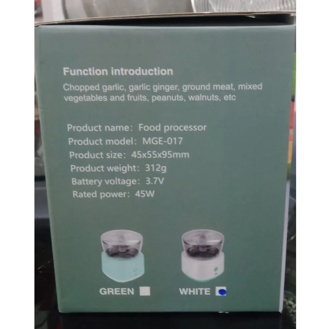 Food processor MGE-017 / Mini portable food processor / Portable Mini ...