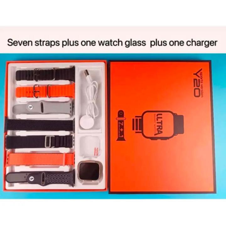 Y20 Ultra Smart Watch Seven Straps Plus One Watch Glass Plus One ...