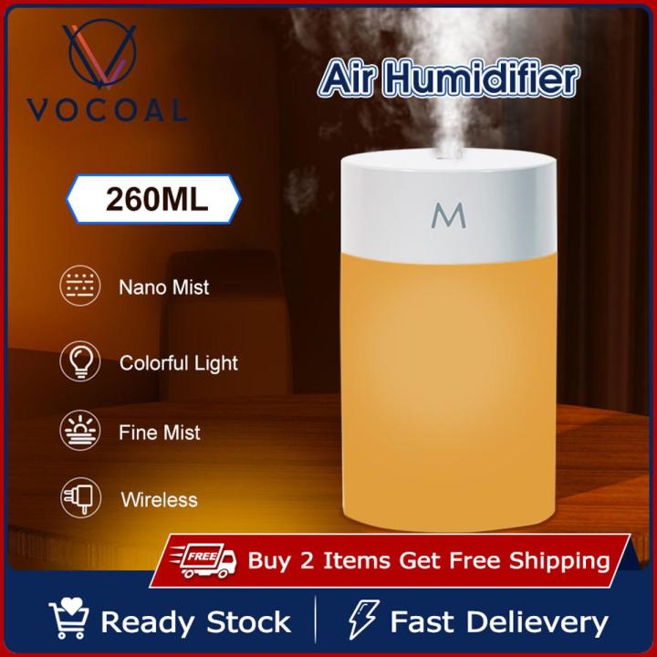 Vocoal 260ML Air Humidifiers Mini Humidifier Home Sprayers Essential O ...