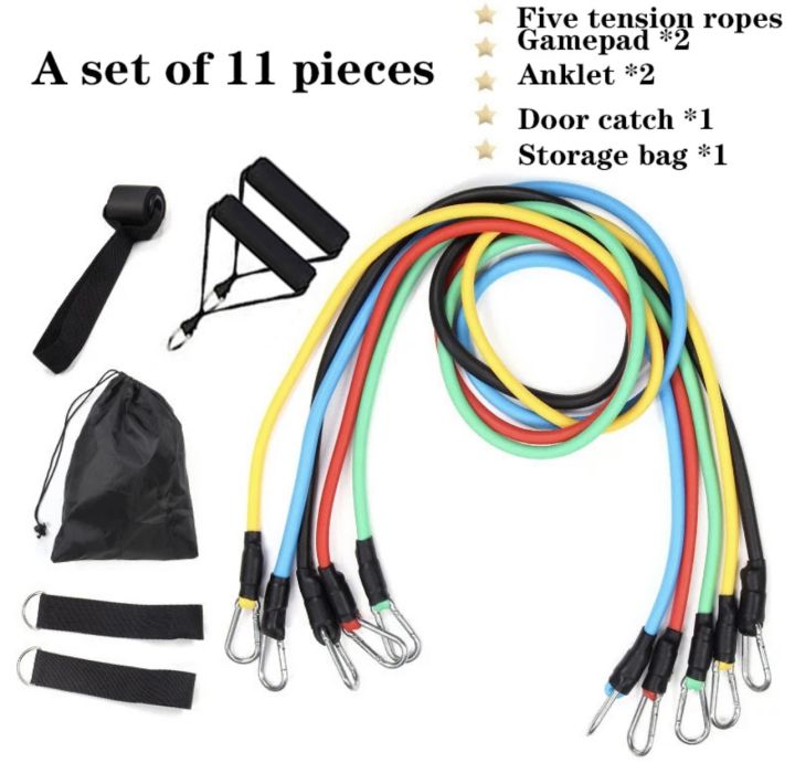 Power Resistance Bands for Workout & Exercise | Premium Quality, Anti ...