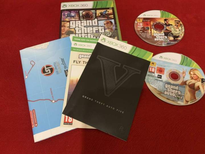 Grand Theft Auto V GTA 5 - Xbox 360 Full Game - 100% original DVDs ...