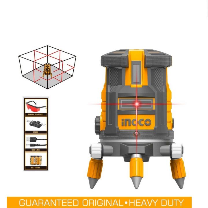 Ingco Self-Leveling Line Laser(Red laser beams) | Daraz.pk