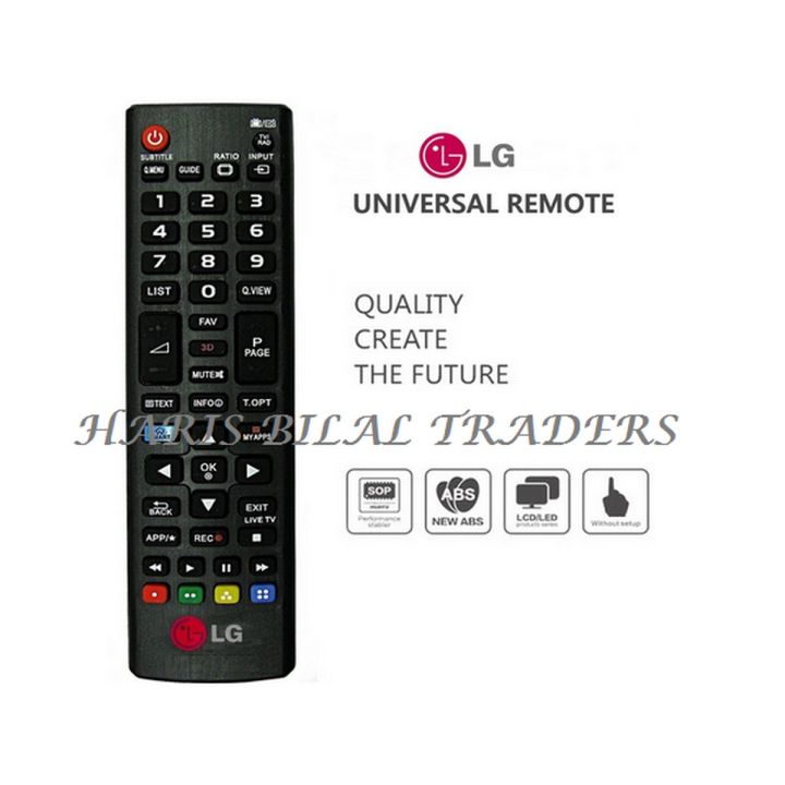 LG Universal Remote For LED & LCD TV | Daraz.pk
