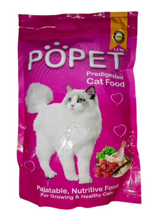 Popet Cat FOOD- All Breed Cats, 1.2Kg | Daraz.pk