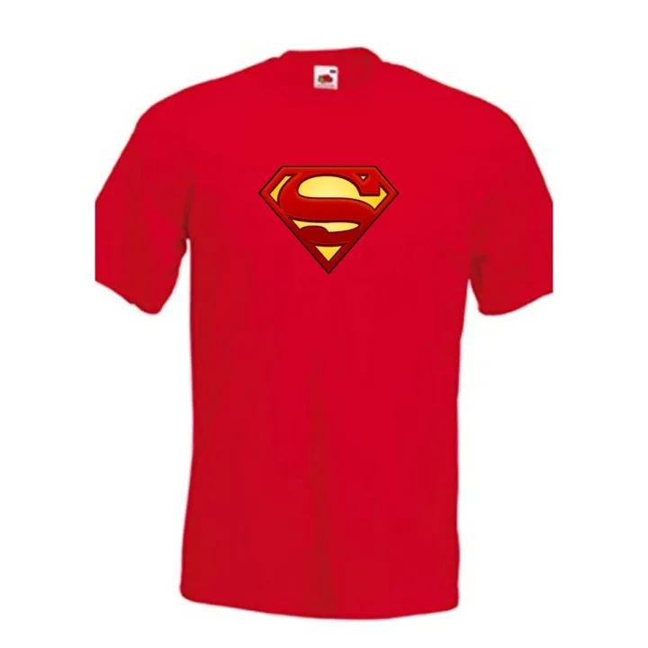 Hashback Printed Superman Crew Neck T Shirt For Men - Round Neck | Daraz.pk