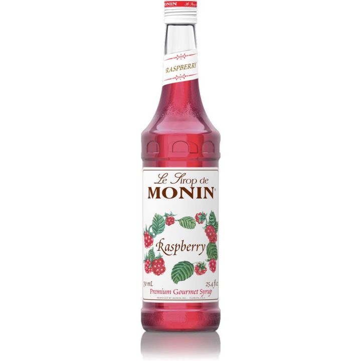 Monin Raspberry Syrup Bottle | Premium Imported Fruit Flavor Syrup for ...