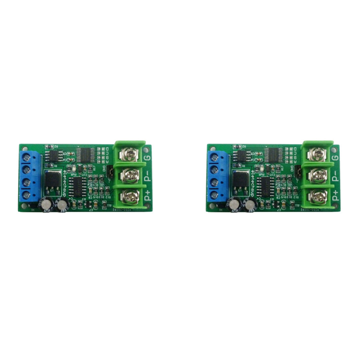 2X PT100 Thermal Resistance DC 12V PT100 RTD Converter PTA9B01 PT100 ...