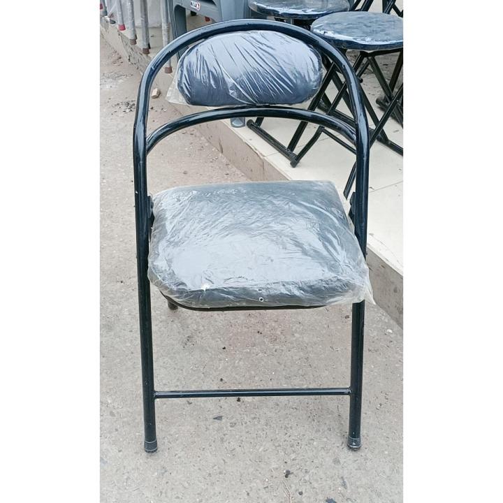 Full Folding Strongest Soft Seat Chair with Heavy Pipe - Easy to Carry ...