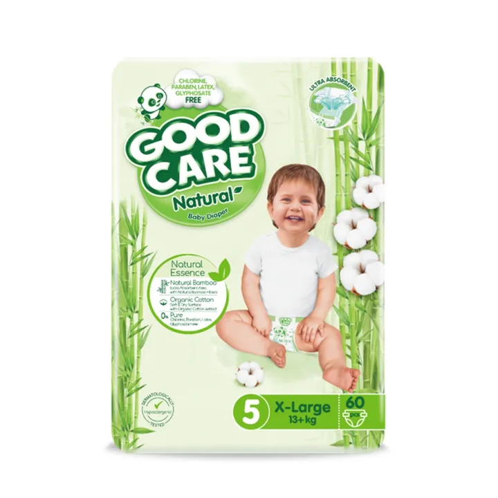 GoodCare Natural Daiper Size 5 (13+kg) 60 pcs Mega Pack | Daraz.pk