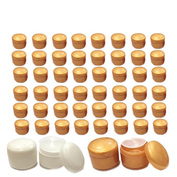 Empty Cosmetic Containers Cream Pot Jar Refillable Plastic 25 ml | Daraz.pk