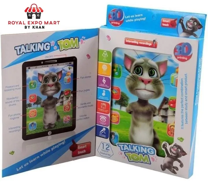 Talking Tom toy tablet for kids || Talking toy cat for kids || Tom ...