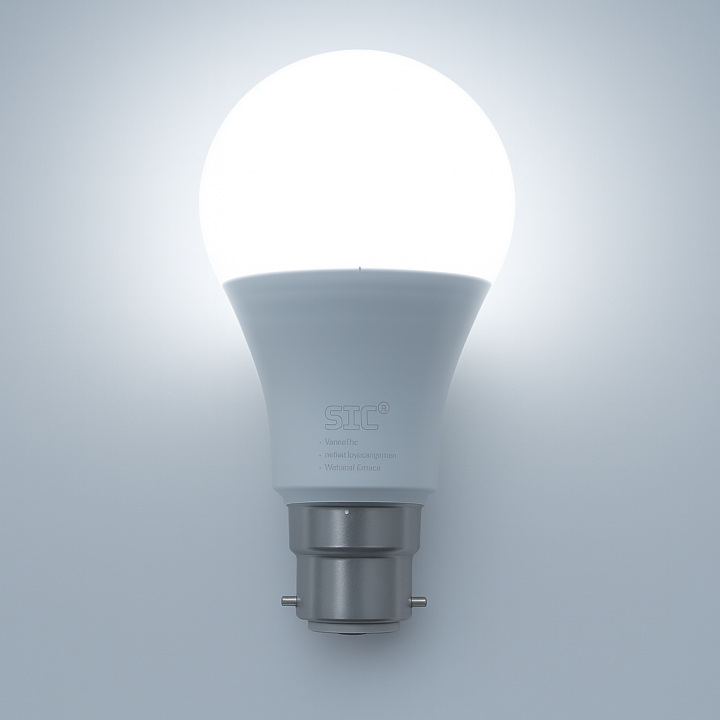 SIC LED Bulb 12W B22 Equivalent, 3200K Warm White, 1200 Lumens, Indoor ...