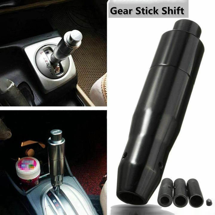 Automatic gear shift knob with button store