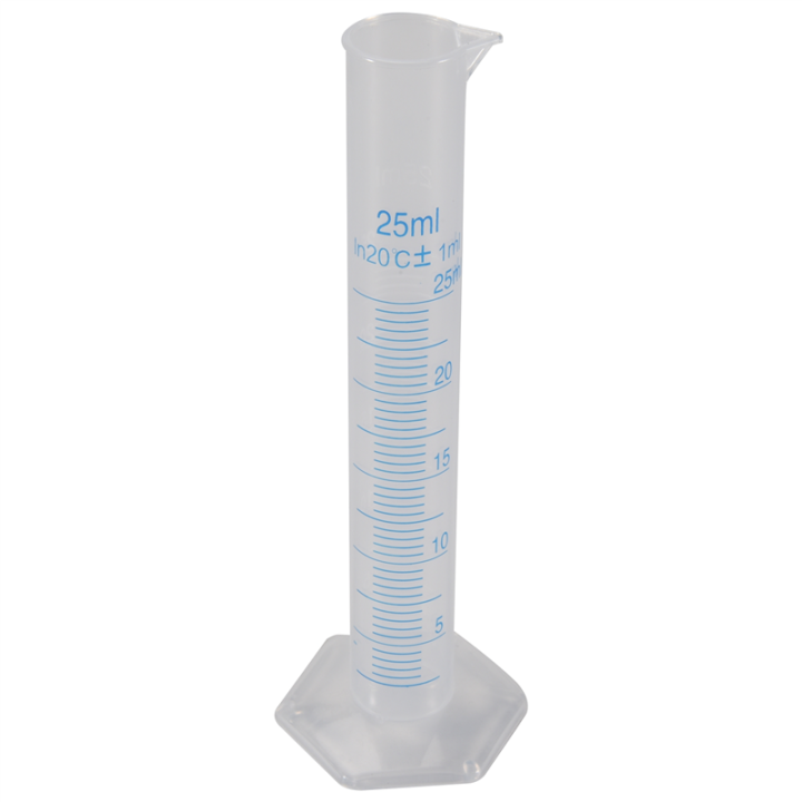 Measuring Cylinder Plastic Graduated Tube Tool for Lab(25Ml) | Daraz.pk