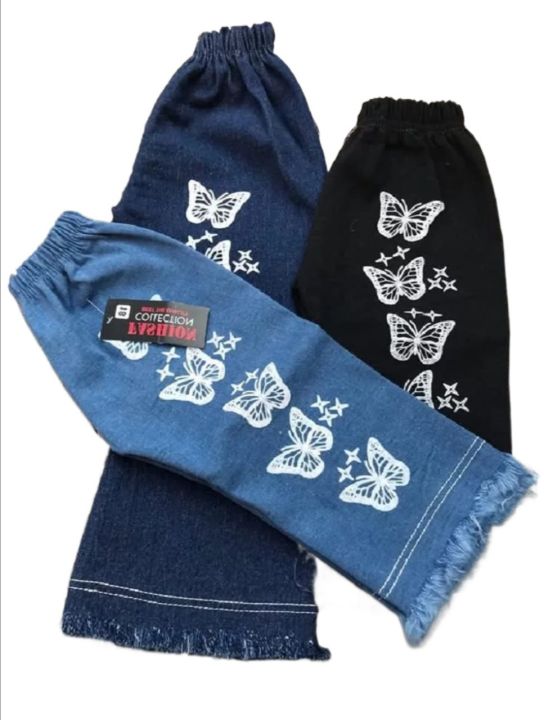 KIDS, PRINTED JEANS ,GIRLS JEANS FLAPPER jeans beggy pent beggy jeans ...