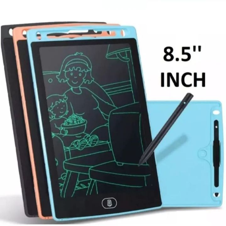 LCD Kids Writing Tablet For kids 8.5" Multicolor Display | Drawing ...