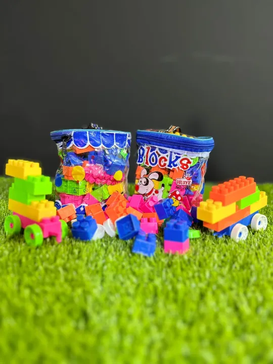 51 Pcs Kids Building Blocks – Brain-Boosting Toy – Colorful Learning ...