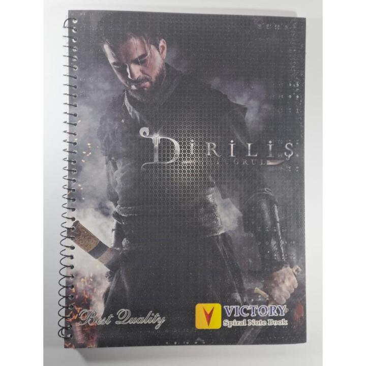 spiral note book / copy / register A4 size Ertugrul | Daraz.pk