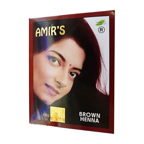 Original Amir Hair Heena Mehandi Brown Color - Single Sachet | Daraz.pk