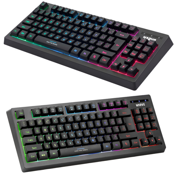 Marvo Scorpion K607 Membrane Gaming Keyboard With 3 RGB Lighting ...