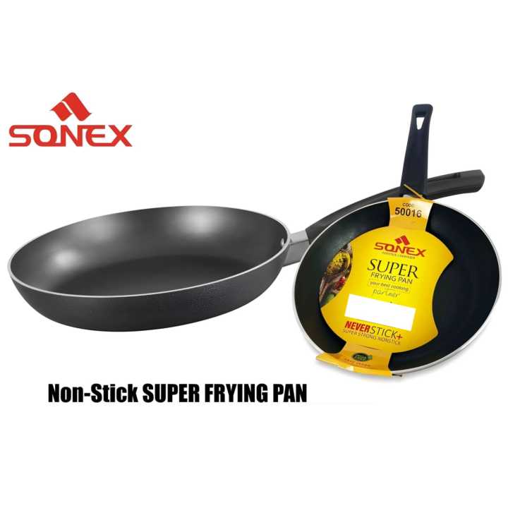Sonex Super Fry Pan - All Sizes Mentioned Non Stick Coating - Black | Daraz.pk