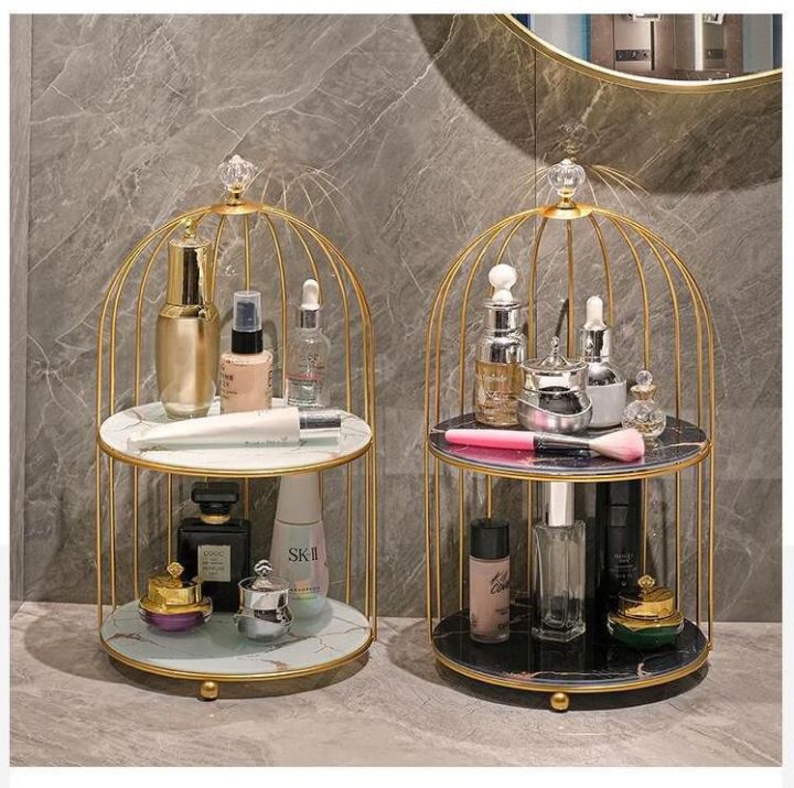 Cosmetics storage Rack Make-up Organizer shelfs bathroom Shelfs Rack ...