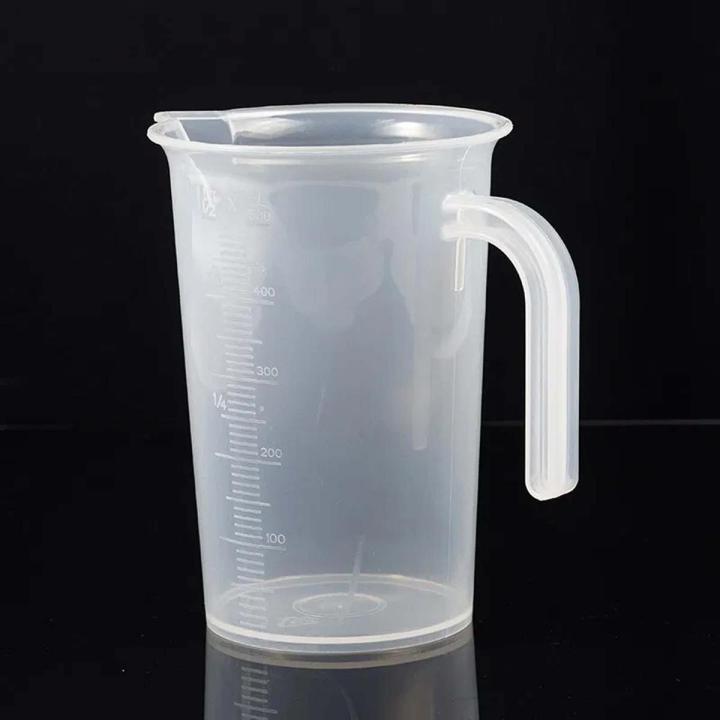Clear Plastic Graduated Measuring Jug for Baking Beaker Liquid Measure ...