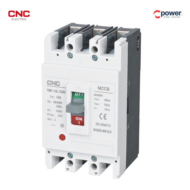 CNC 3 Pole MCCB Molded Case Circuit Breakers YCM7 63 A | Daraz.pk