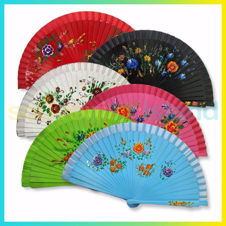 Factory price Wooden Spanish Fan Handfan With Back to Back Design ...