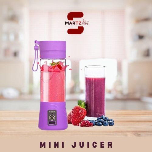 Portable 6 Blades Juicer Blender | USB Chargeable Juicer Blender 380ml ...