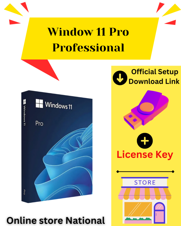 Windows 11 Pro Edition [Digital License Online Activation] | Daraz.pk