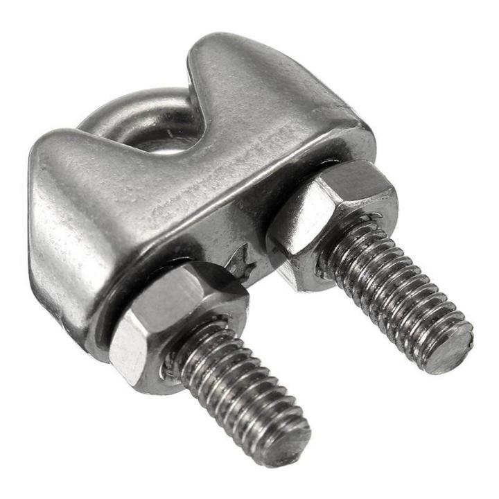 helper M2 M3 M4 M5 Wire Rope Clip 304 Stainless Steel Cable Rope Clamp ...