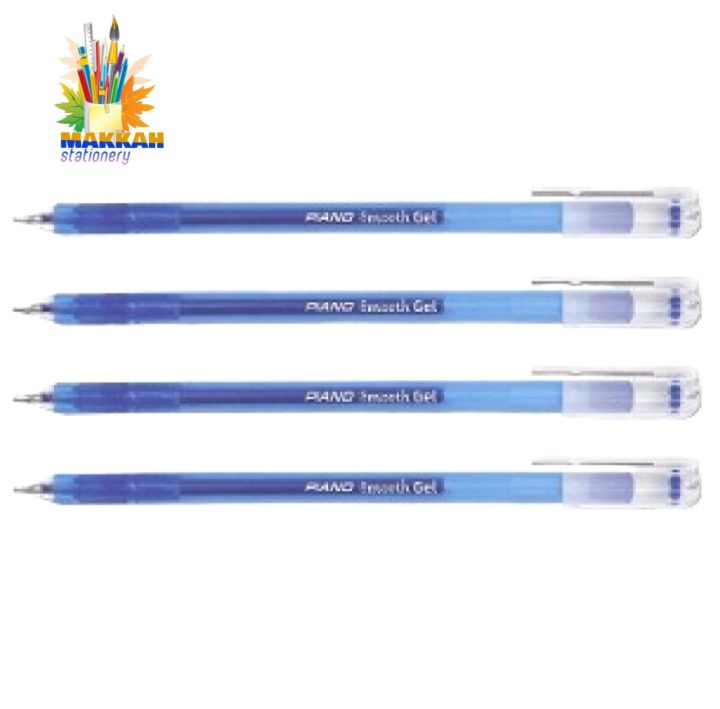 PIANO Smooth Gel Ballpens - (Pack of 4 Gel Pen) | Daraz.pk